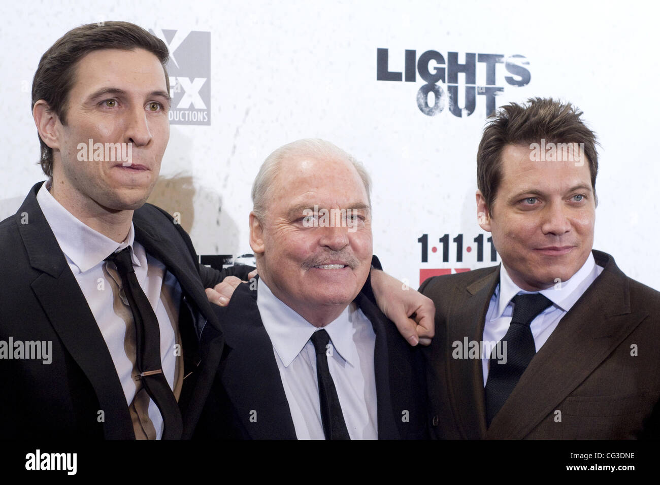 Guests Premiere screening of FX's 'Lights Out' at Hudson Theatre ...