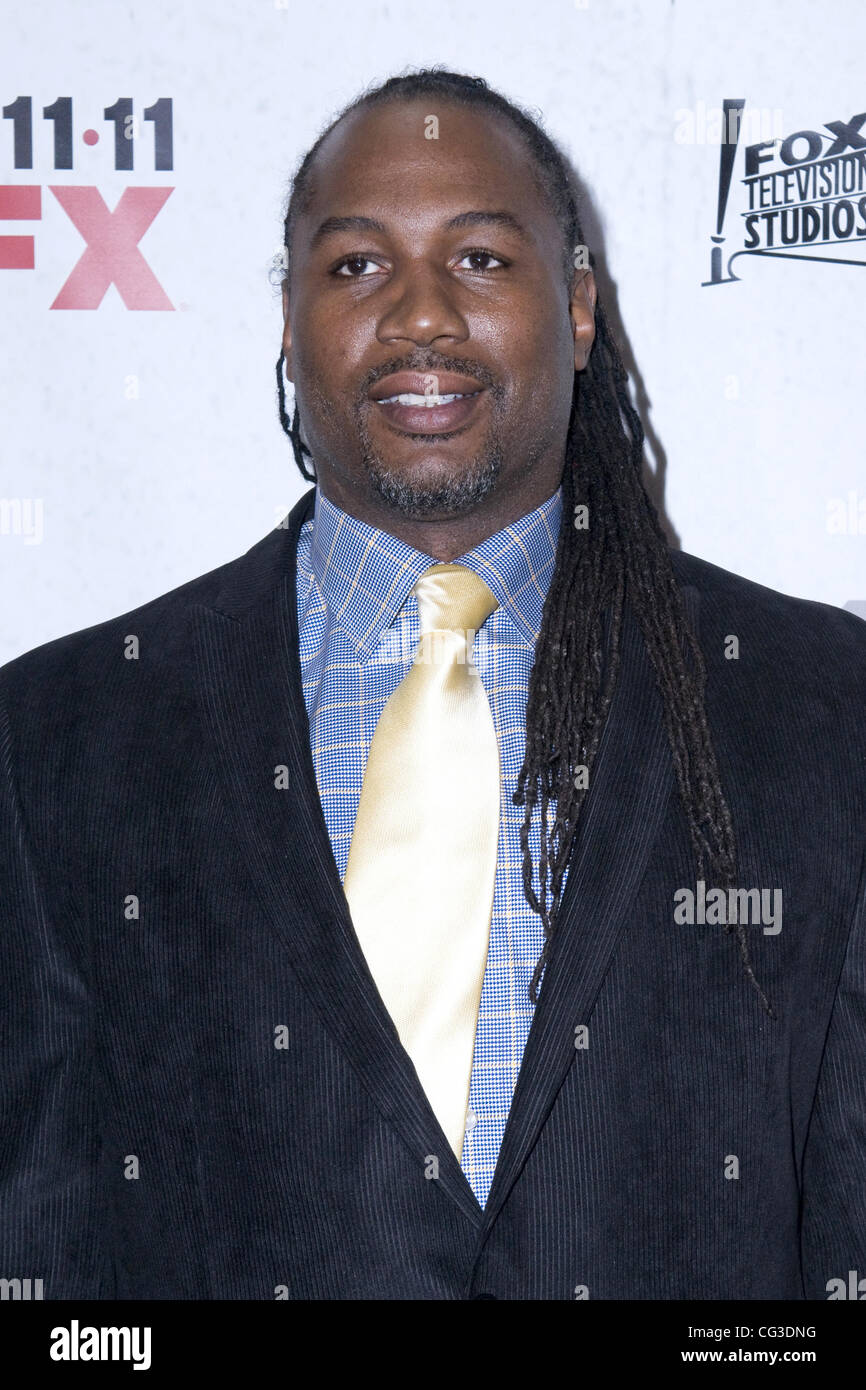 Lennox Lewis Premiere screening of FX's 'Lights Out' at Hudson Theatre ...