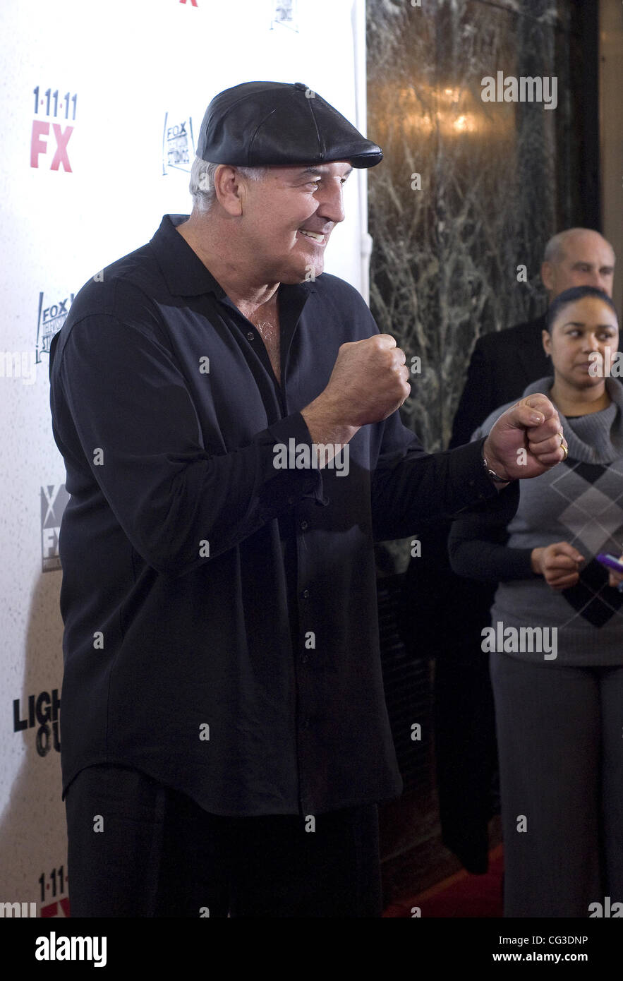 Gerry Cooney Premiere screening of FX's 'Lights Out' at Hudson Theatre ...