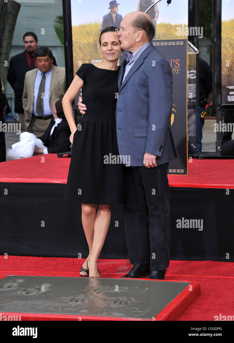 Robert Duvall and wife Lucianna Duvall Robert Duvall's Hand and ...