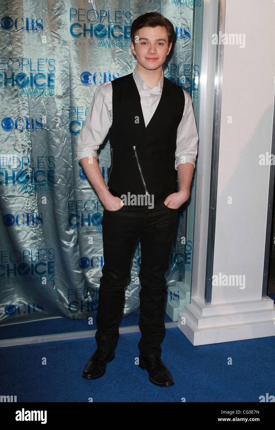 Chris Colfer 2011 People's Choice Awards at Nokia Theatre L.A. Live ...