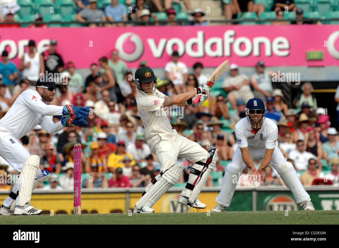 Michael Clarke Day 4 of the Fifth Ashes Test match between Australia ...