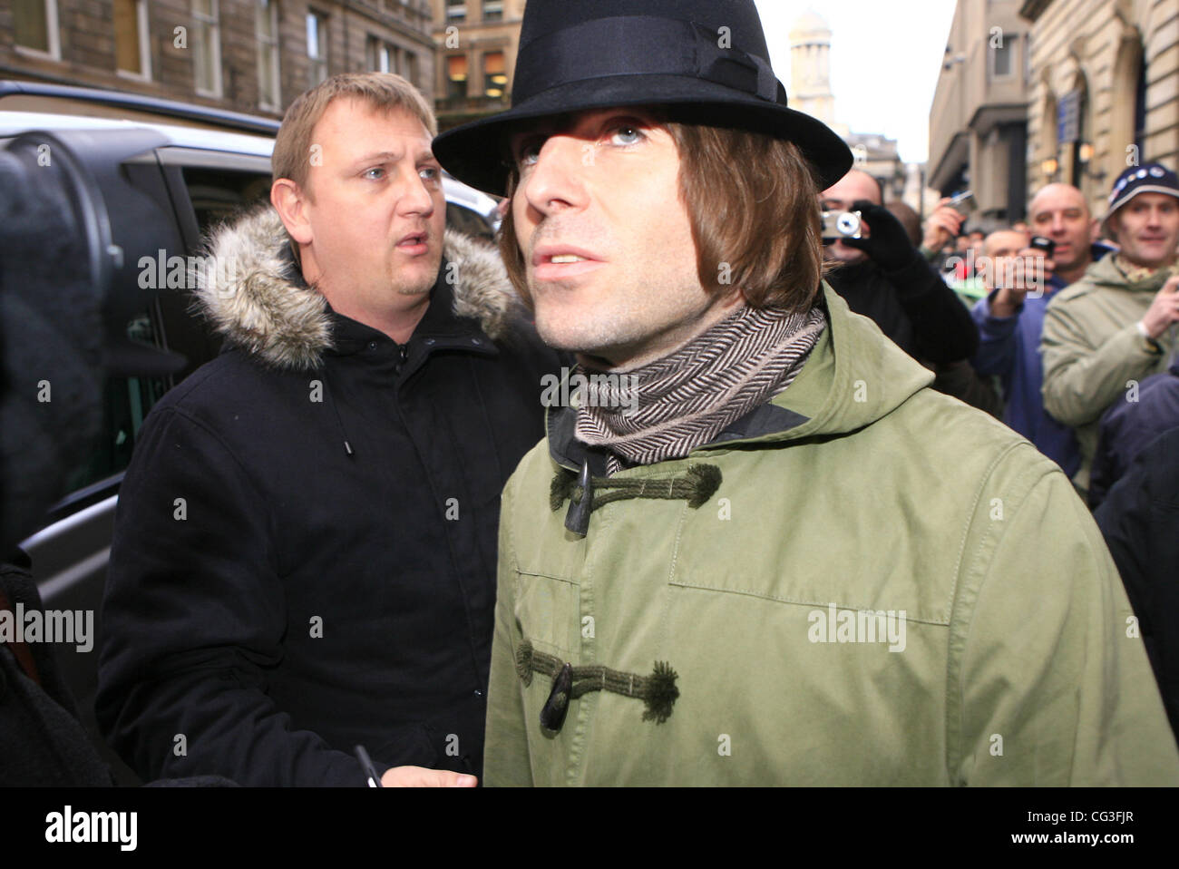 Liam gallagher launches pretty green hi-res stock photography and ...