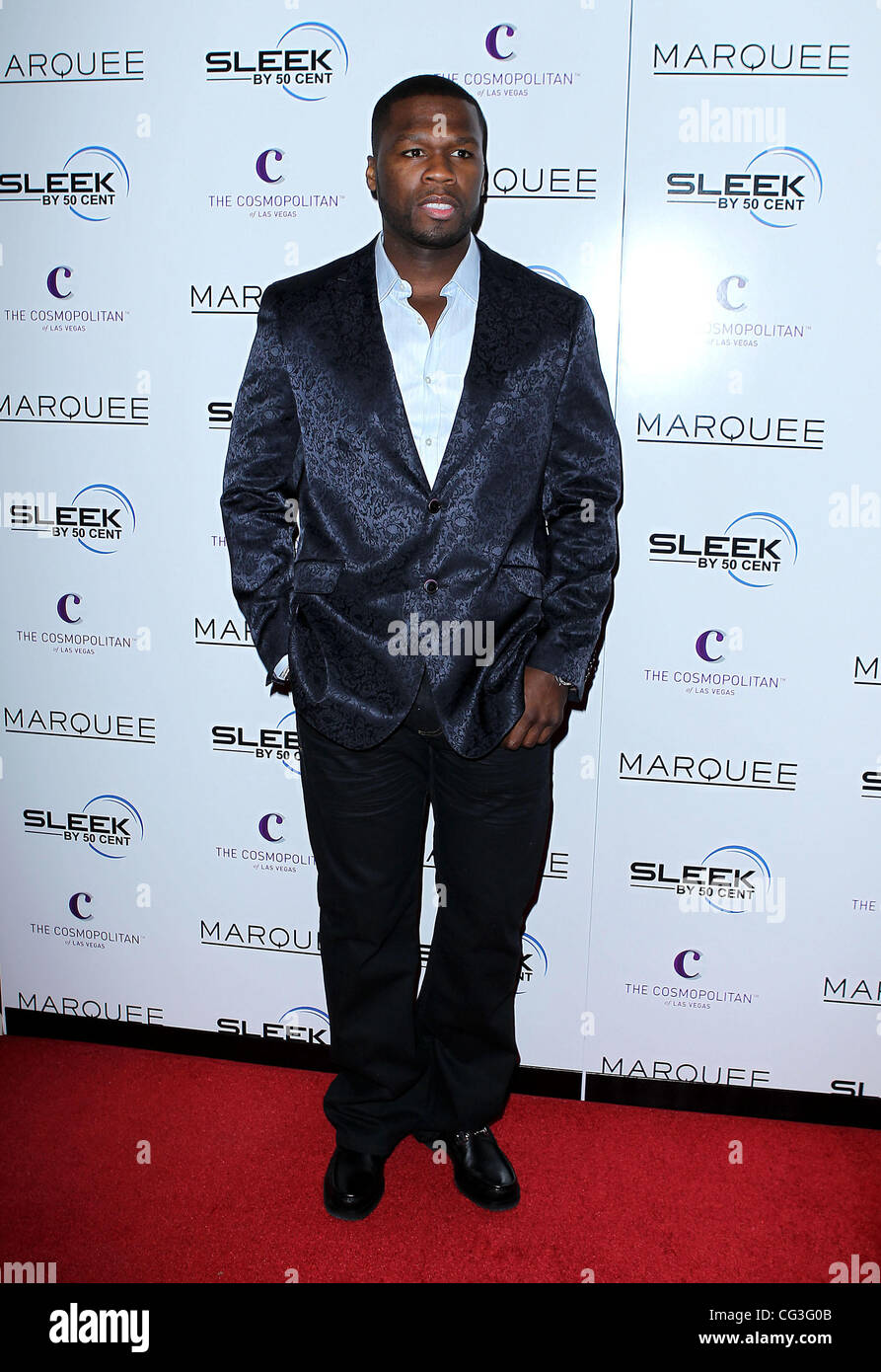 50 Cent, real name Curtis Jackson, celebrates the release of his Sleek ...