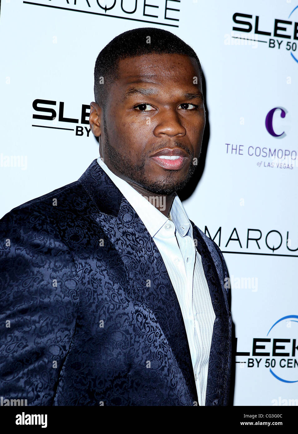 50 Cent, real name Curtis Jackson, celebrates the release of his Sleek ...