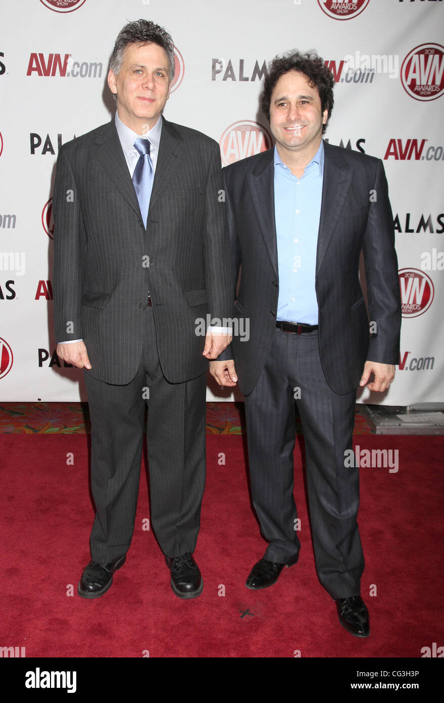 Paul Fishbein and George Maloof The AVN Awards 2011 held at the Palms ...
