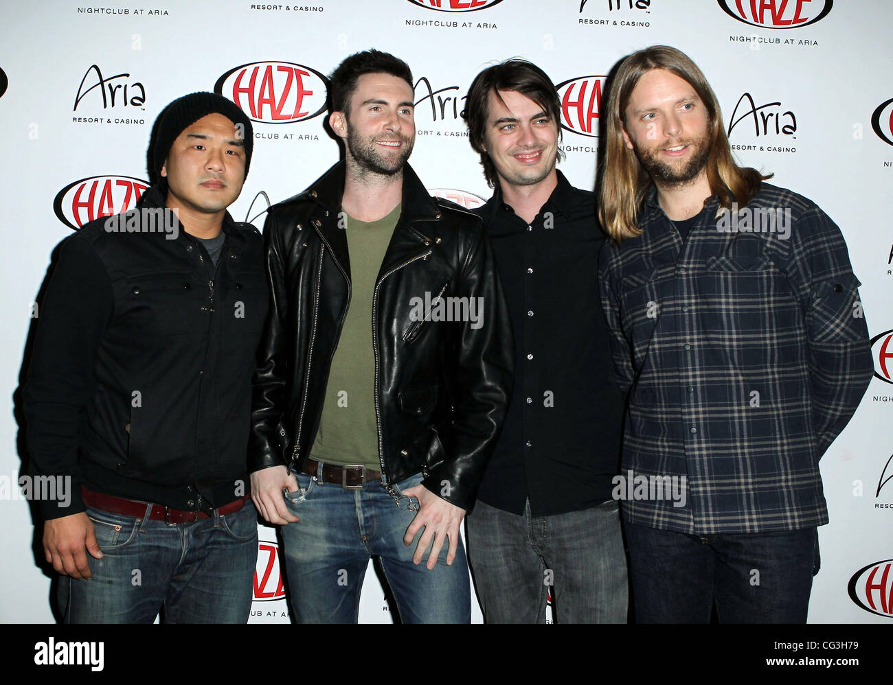 Gene Hong, Sam Farrar, Adam Levine, James Valentine Adam Levine and ...