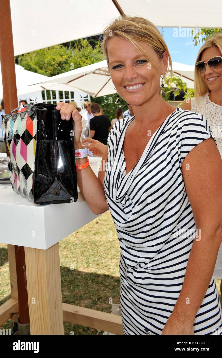 Simone Warne Stella Artois Portsea Polo 2010 event Portsea, Australia ...