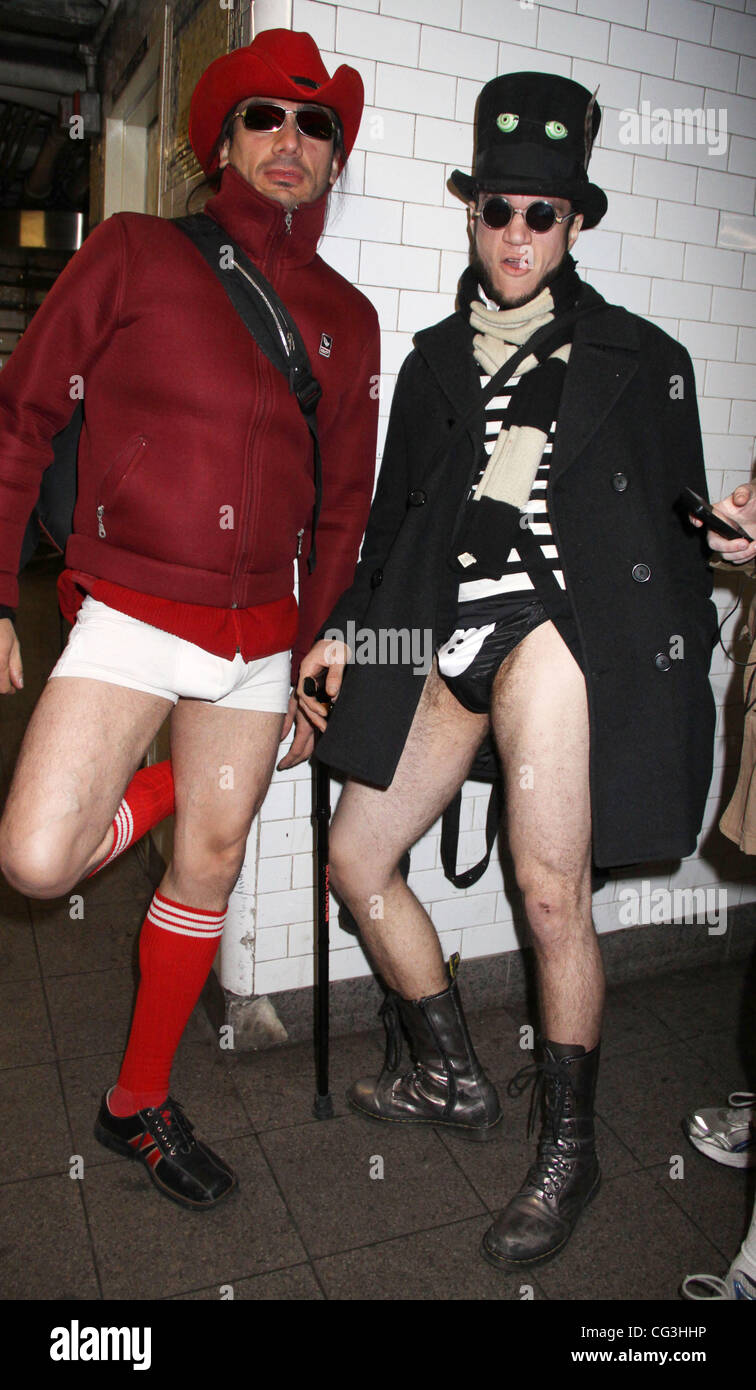 The 10th Annual New York City No Pants Subway Ride Where Hundreds Of