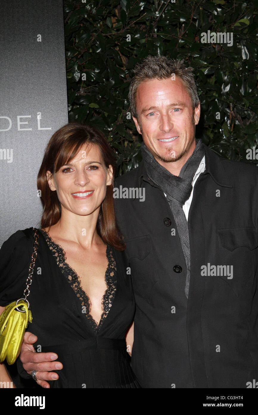 Perrey Reeves and boyfriend John Musser Audi and Designer J. Mendel's ...