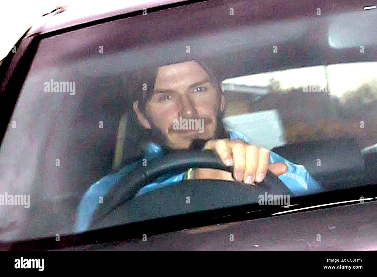 David Beckham at Tottenham Hotspur's training ground Essex, England ...