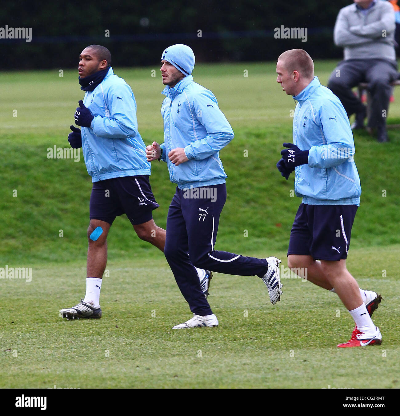David beckham at england team training hi-res stock photography and ...