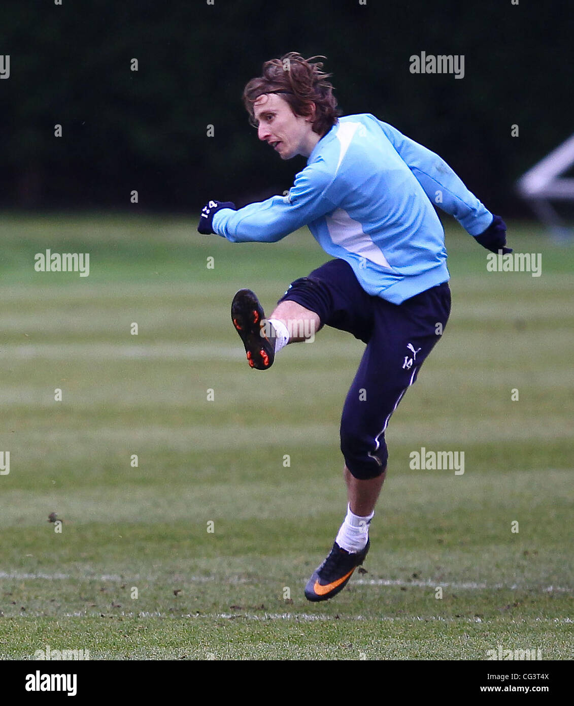 Luca Modric training with Tottenham Hotspur London, England - 14.01.11 ...