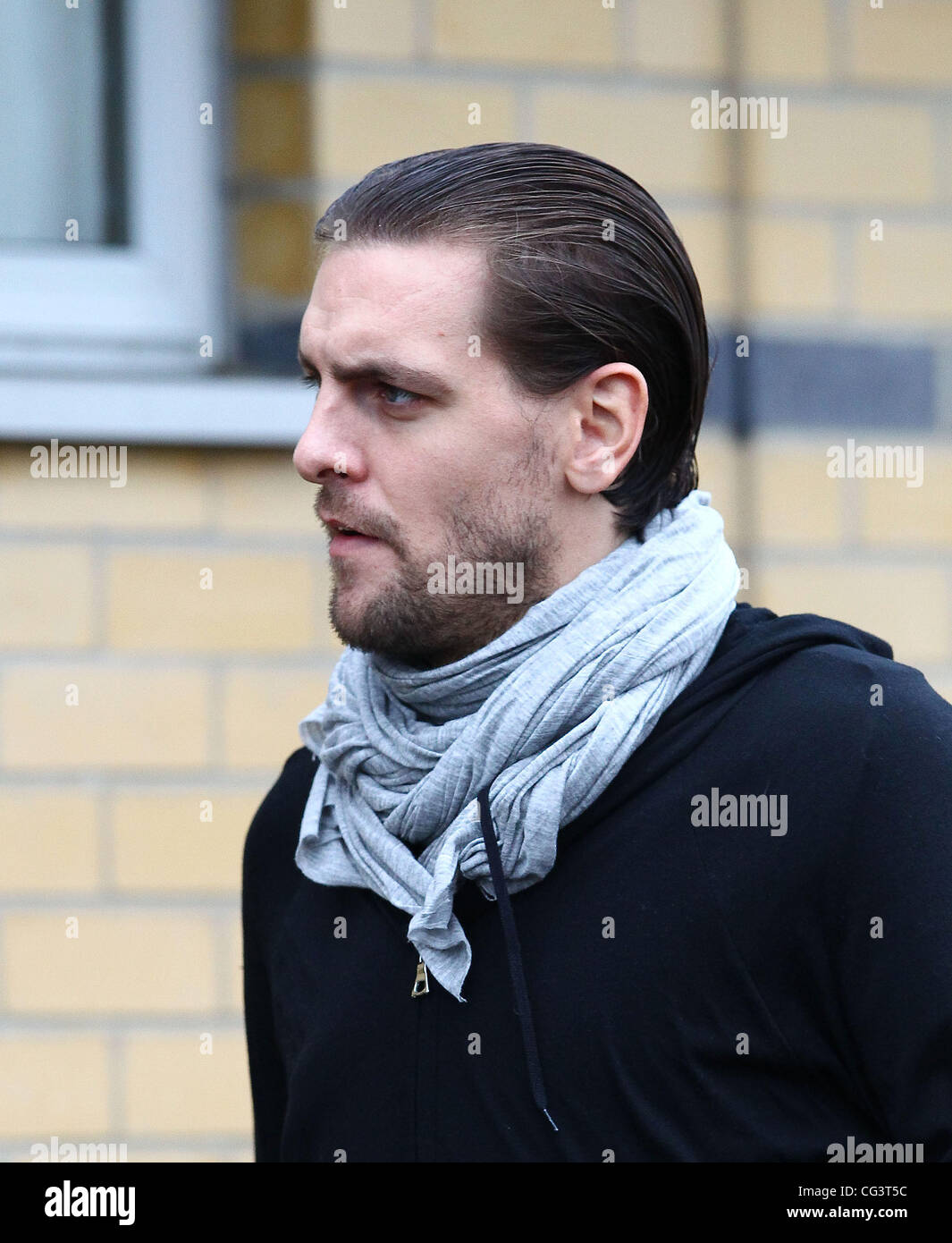 Jonathan Woodgate leaving after training with Tottenham Hotspur London ...