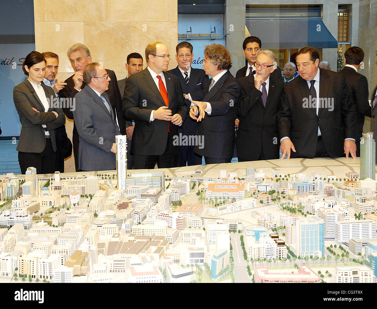 Nasser Chamaa , Director of the Solidère company explains the plans of ...