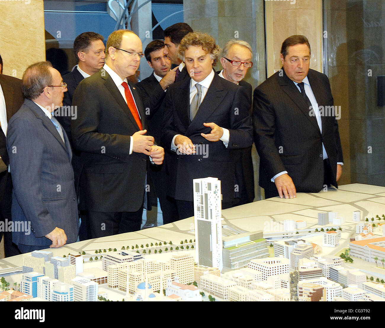 Nasser Chamaa , Director of the Solidère company explains the plans of ...