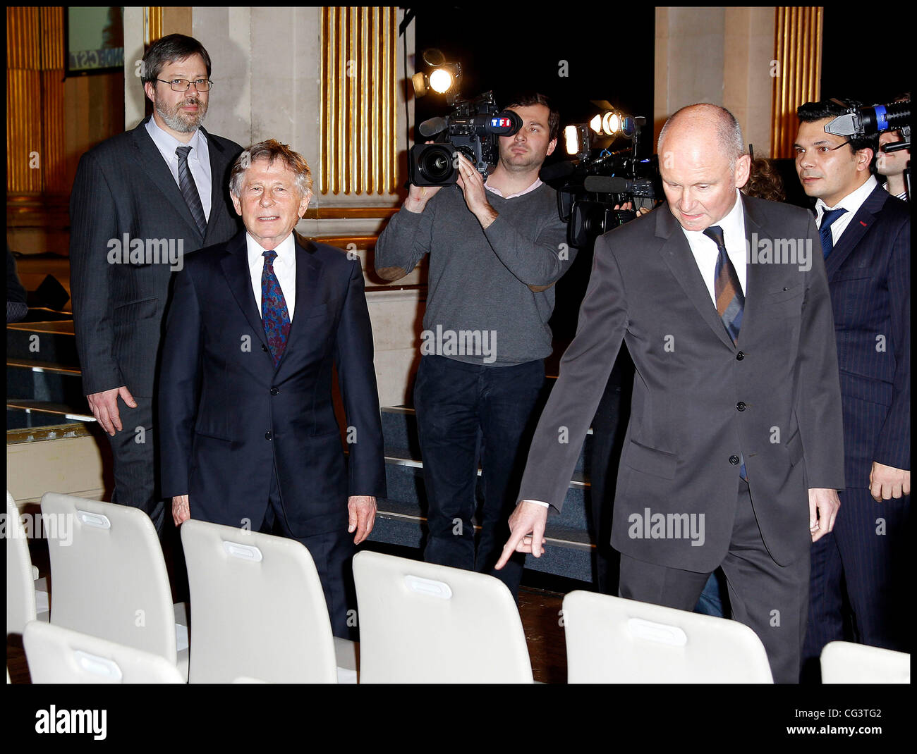 Roman Polanski and Christophe Girard The 16th Annual Lumieres Awards ...