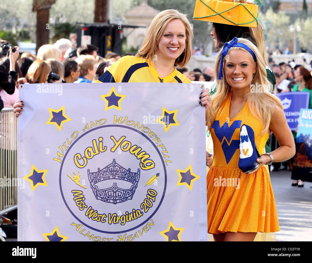 Miss West Virginia Cali Young Miss America 2011 DSW Parade of Shoes at ...