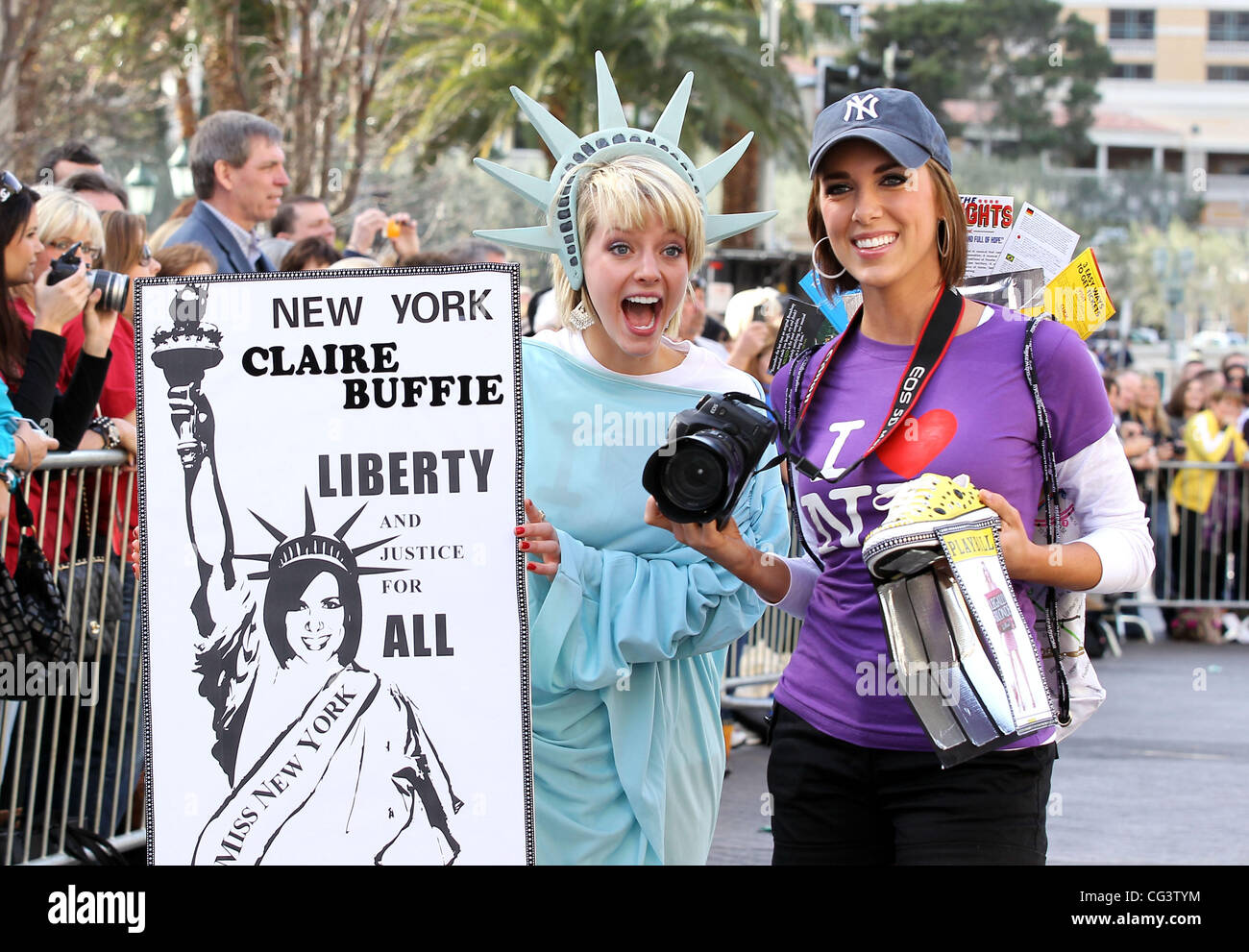 Miss New York Claire Buffie Miss America 2011 DSW Parade of Shoes at ...