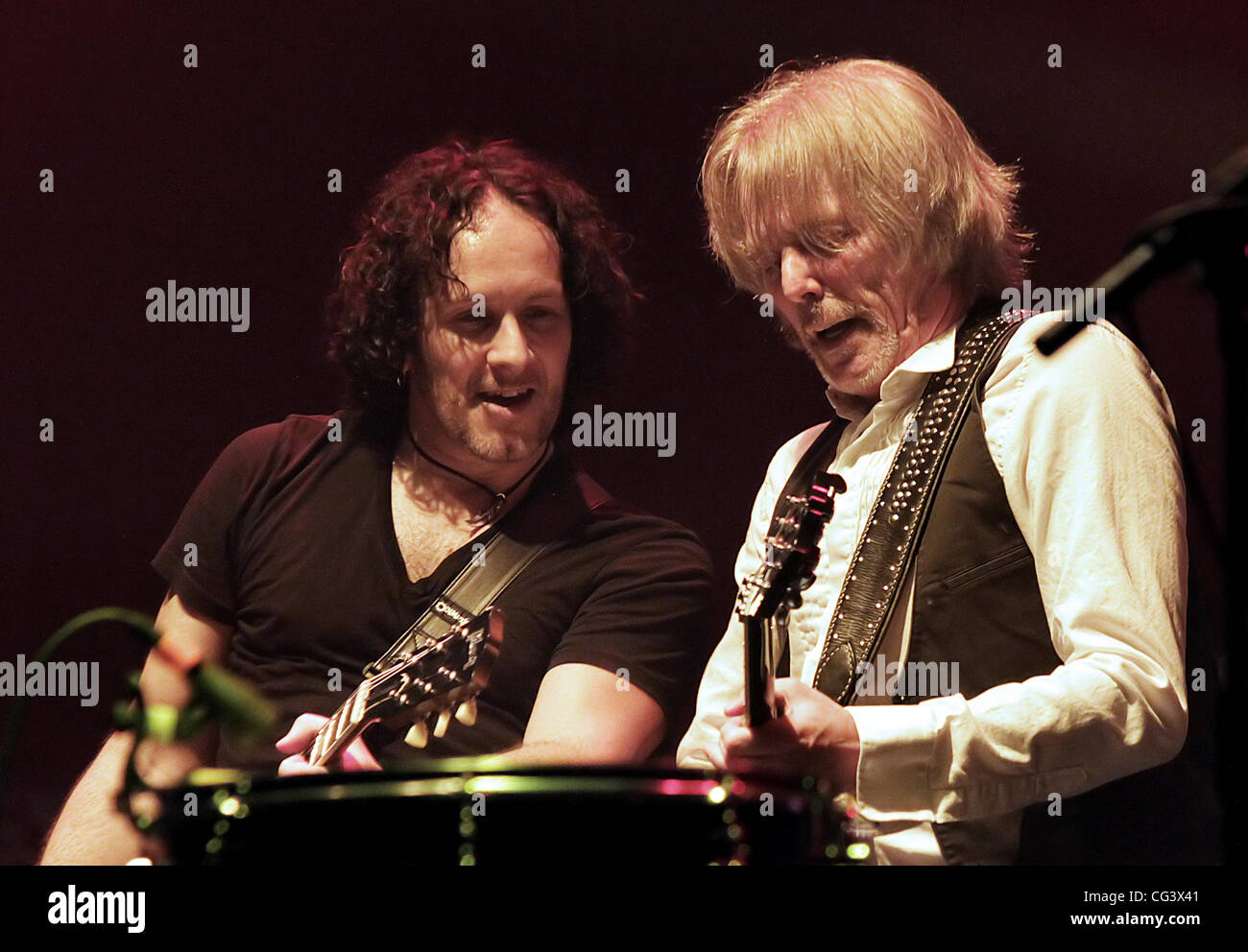 Vivian Campbell and Scott Gorham Thin Lizzy performing at Manchester ...