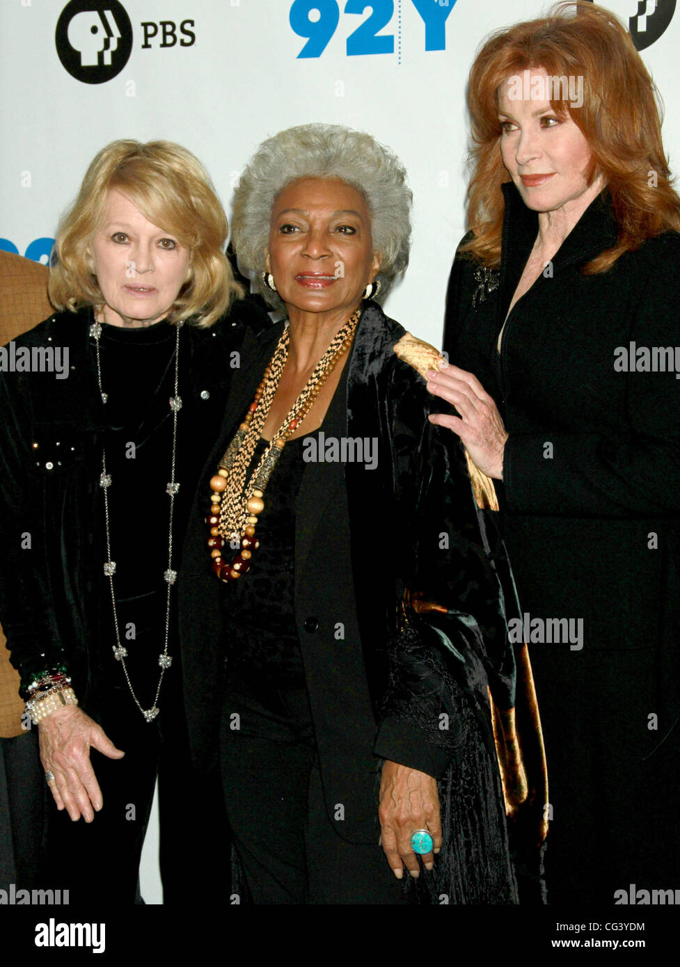 Angie Dickinson, Nichelle Nichols and Stefanie Powers at the 92Y ...