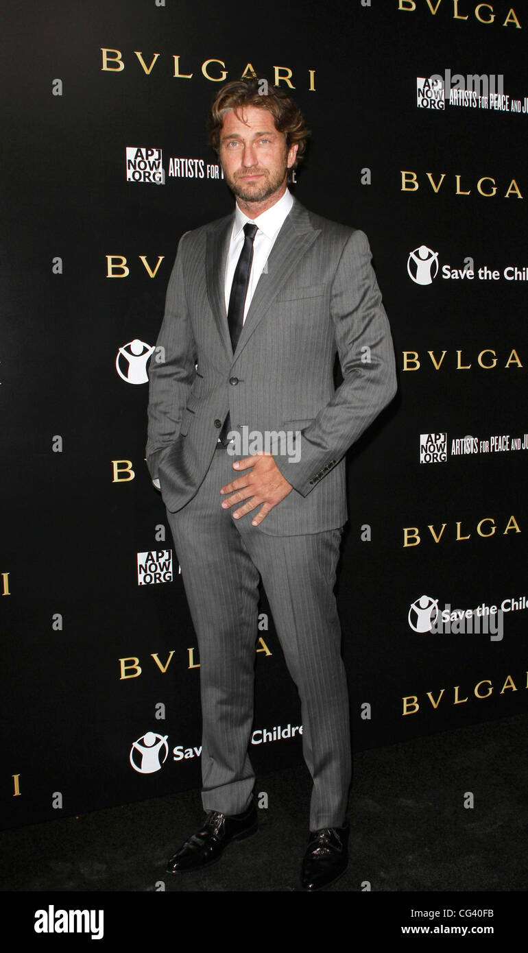 Gerard Butler Bvlgari Private Event Honoring Simon Fuller And Paul ...