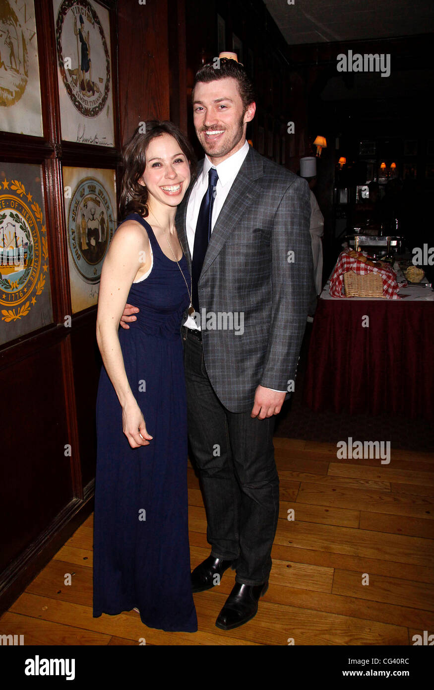 Emily Young and Bryce Pinkham The opening night after party at ...
