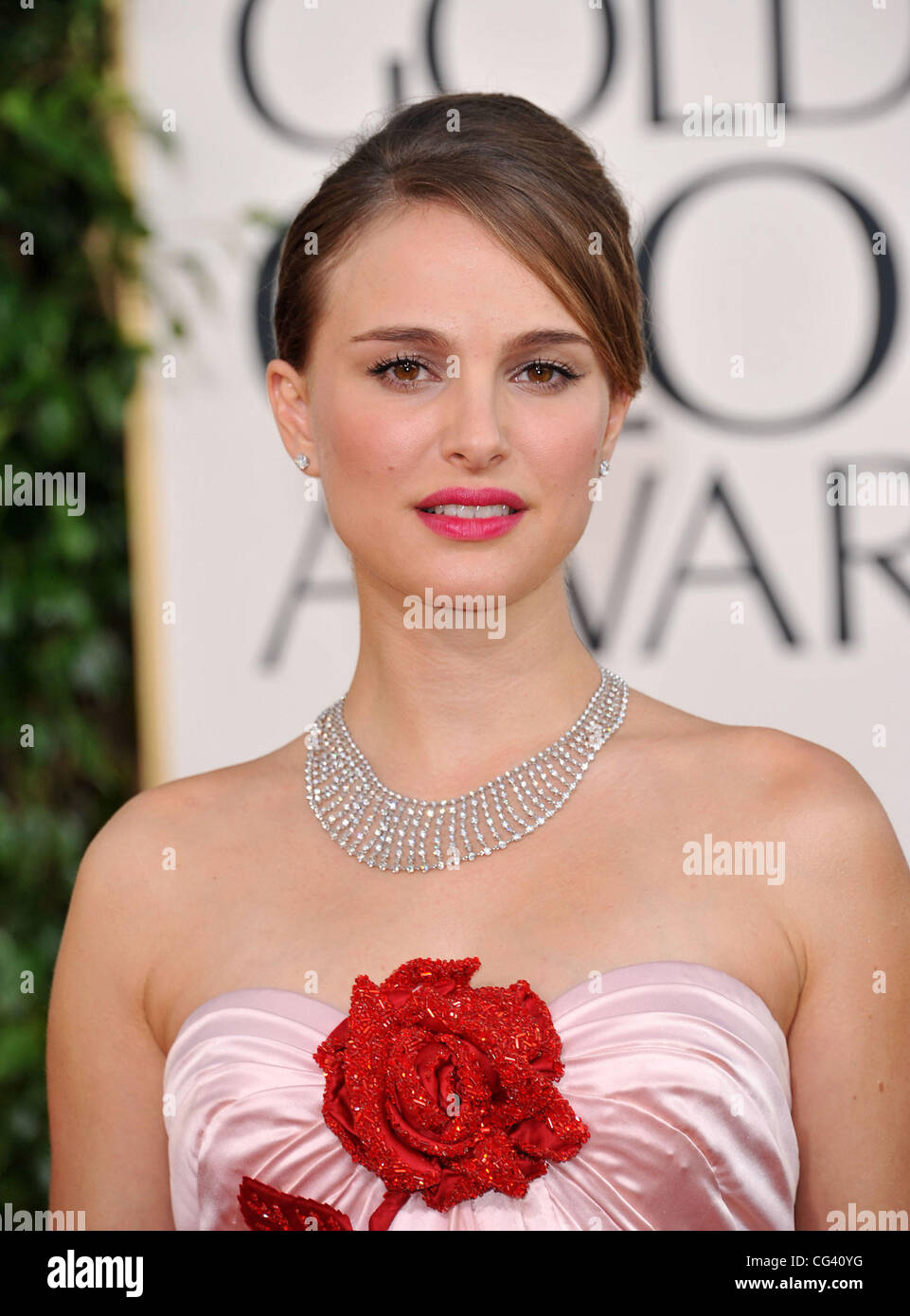 Natalie Portman 68th Annual Golden Globe Awards held at The Beverly ...