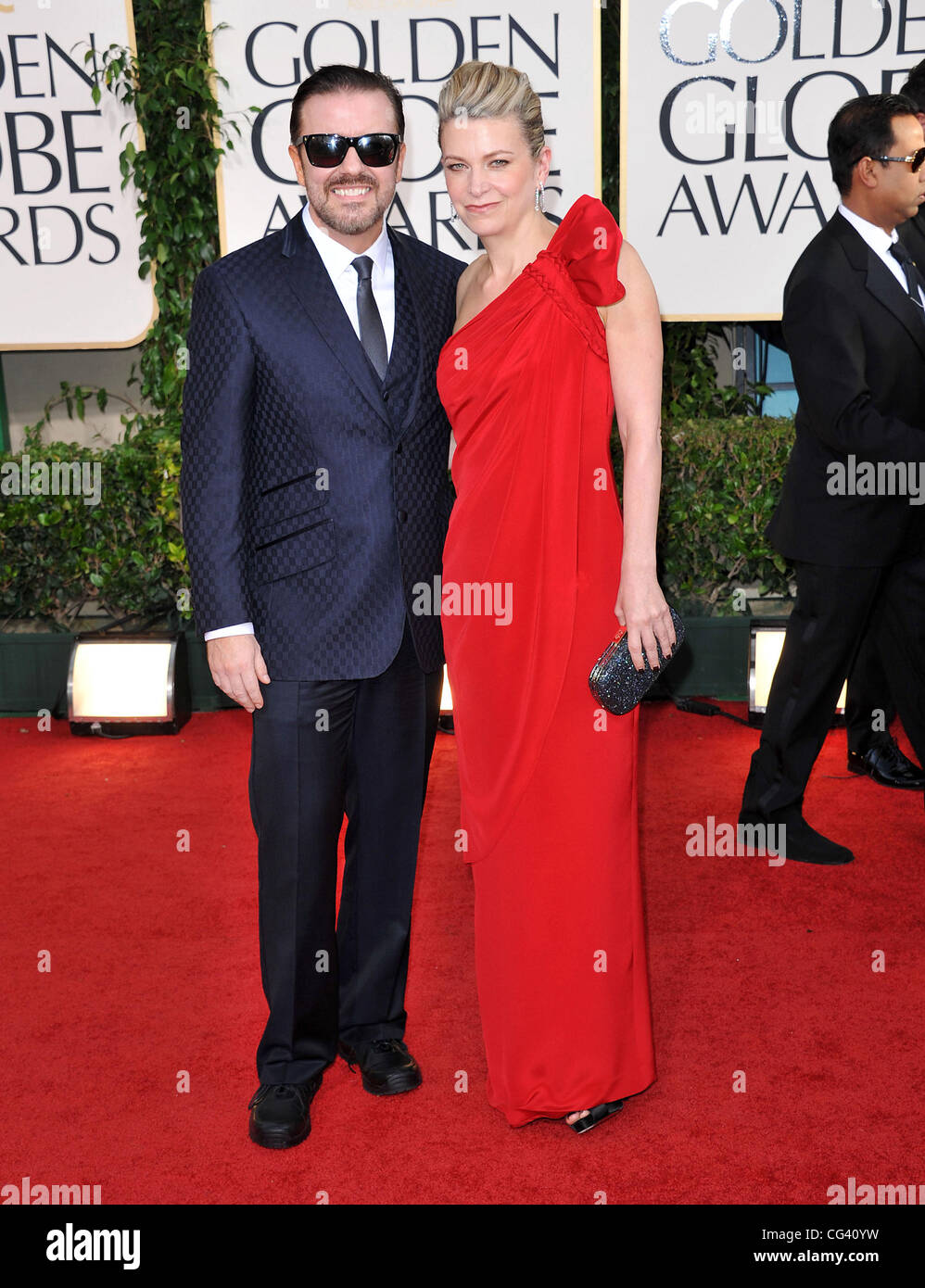 Ricky Gervais 68th Annual Golden Globe Awards held at The Beverly ...