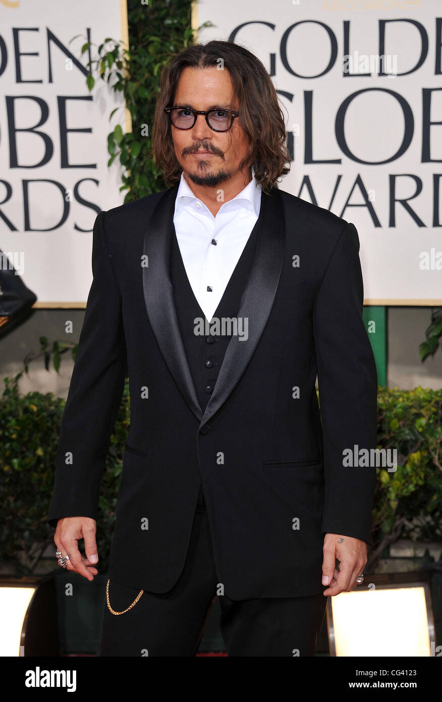 Johnny Depp 68th Annual Golden Globe Awards held at The Beverly Hilton ...