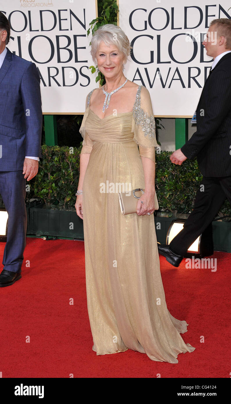 Helen Mirren 68th Annual Golden Globe Awards held at The Beverly Hilton ...