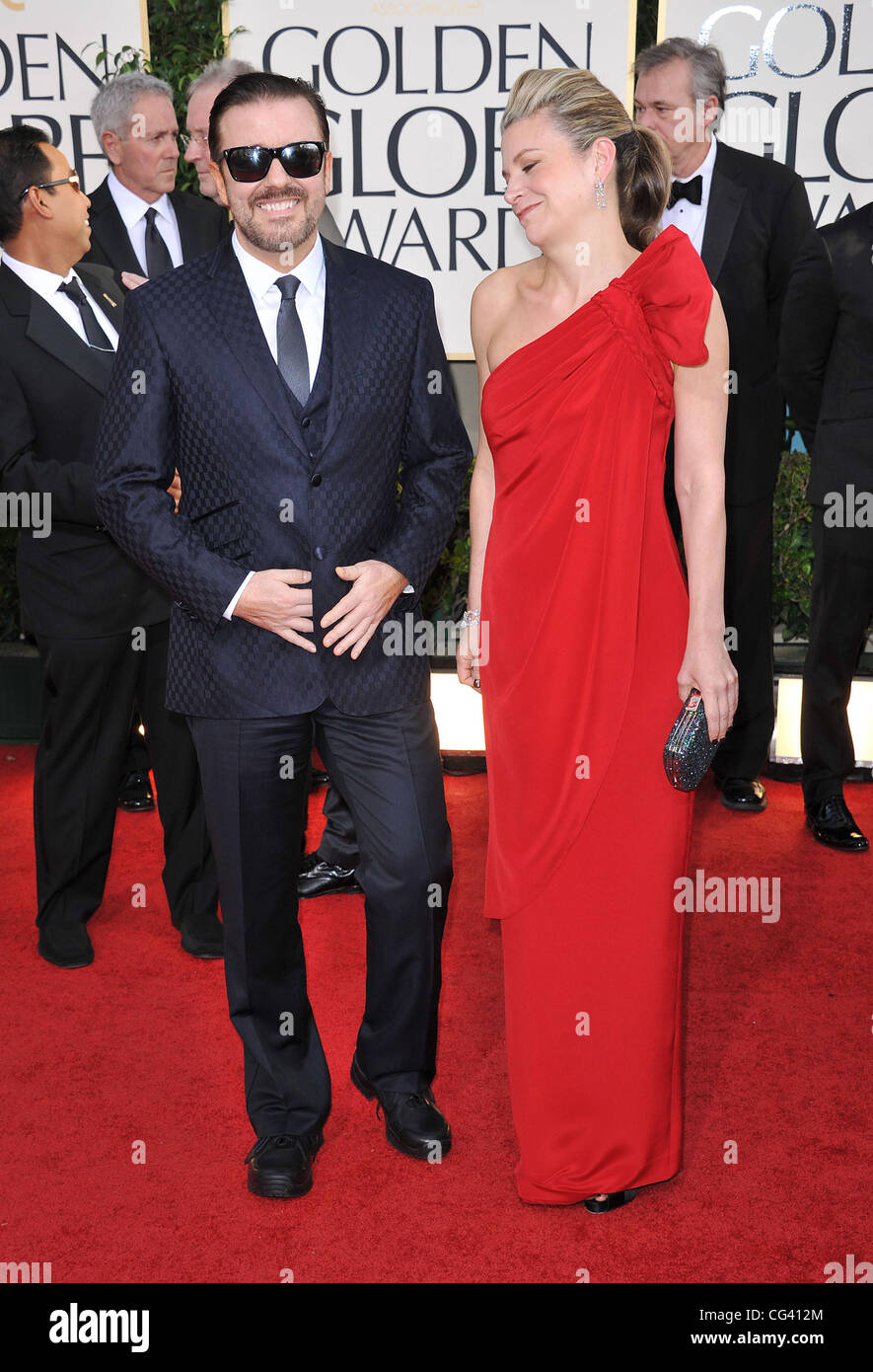 Ricky Gervais 68th Annual Golden Globe Awards held at The Beverly ...
