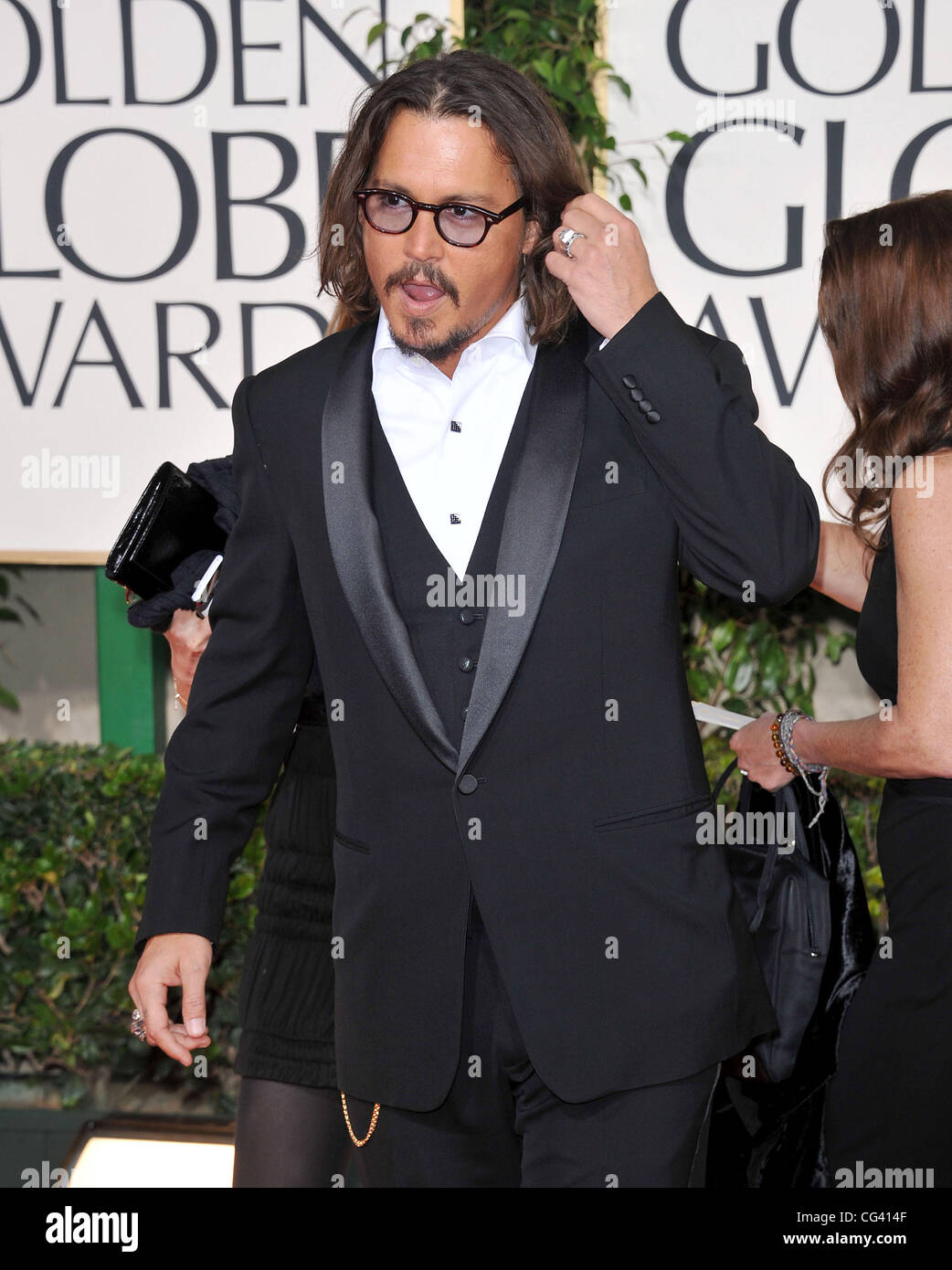 Johnny Depp 68th Annual Golden Globe Awards held at The Beverly Hilton ...