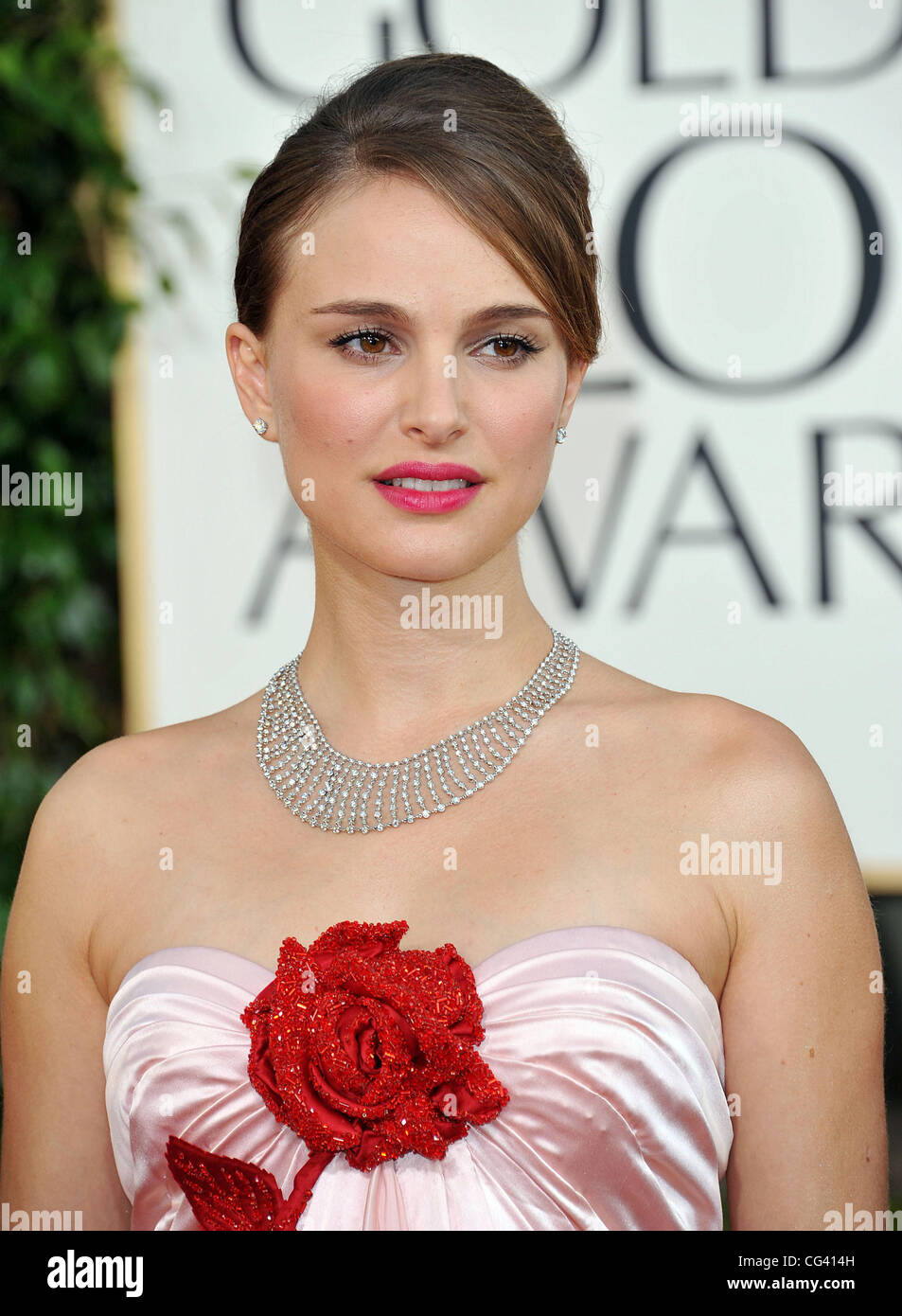 Natalie Portman 68th Annual Golden Globe Awards held at The Beverly ...