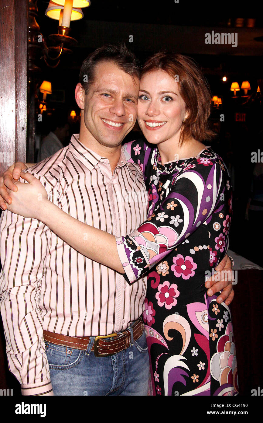 Noah Brody and Jessie Austrian The opening night after party at ...