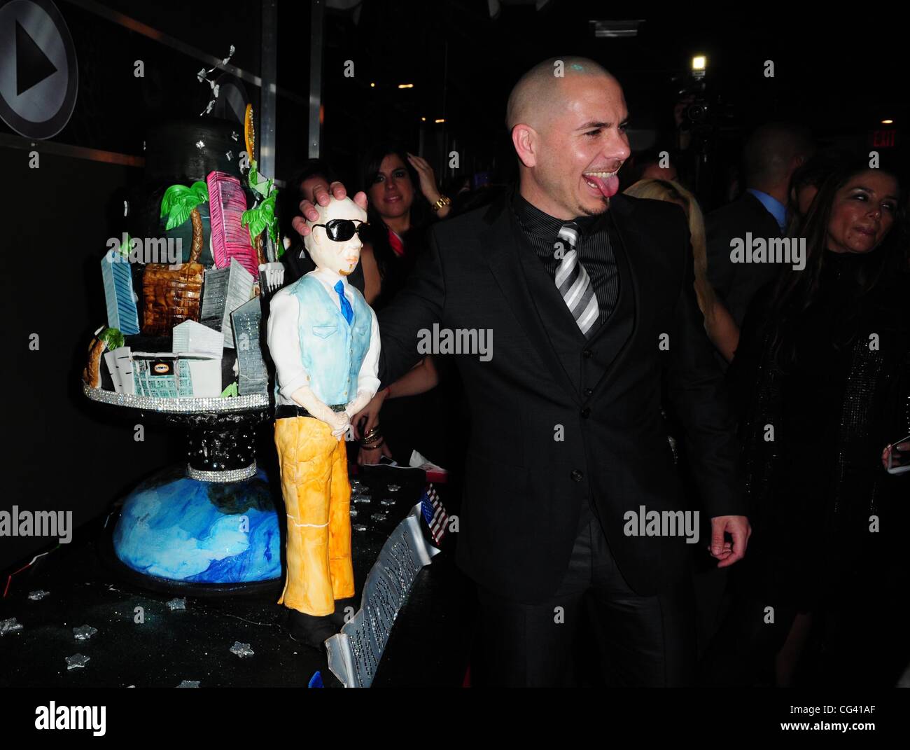 Rapper Pitbull US rapper Pitbull 30th birthday celebration at Club Play ...