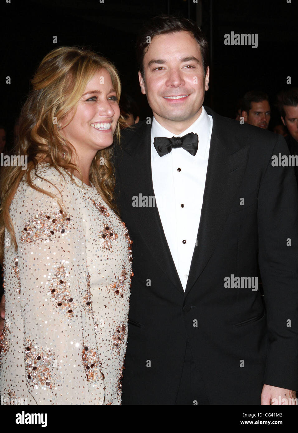 Jimmy Fallon (R) and wife producer Nancy Juvonen NBC Universal's 68th ...