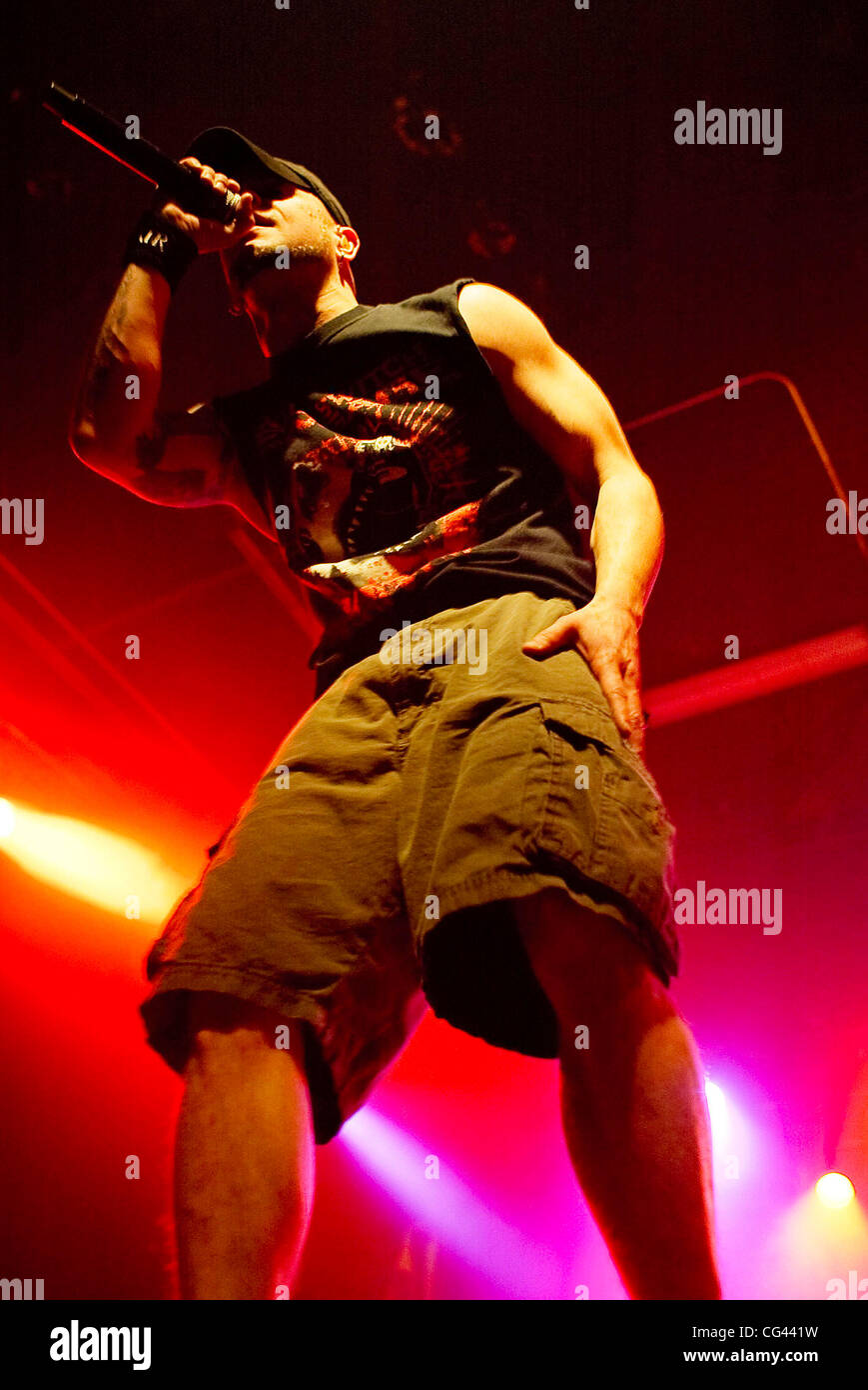Philip Labonte All That Remains performing on the San Diego leg of the ...