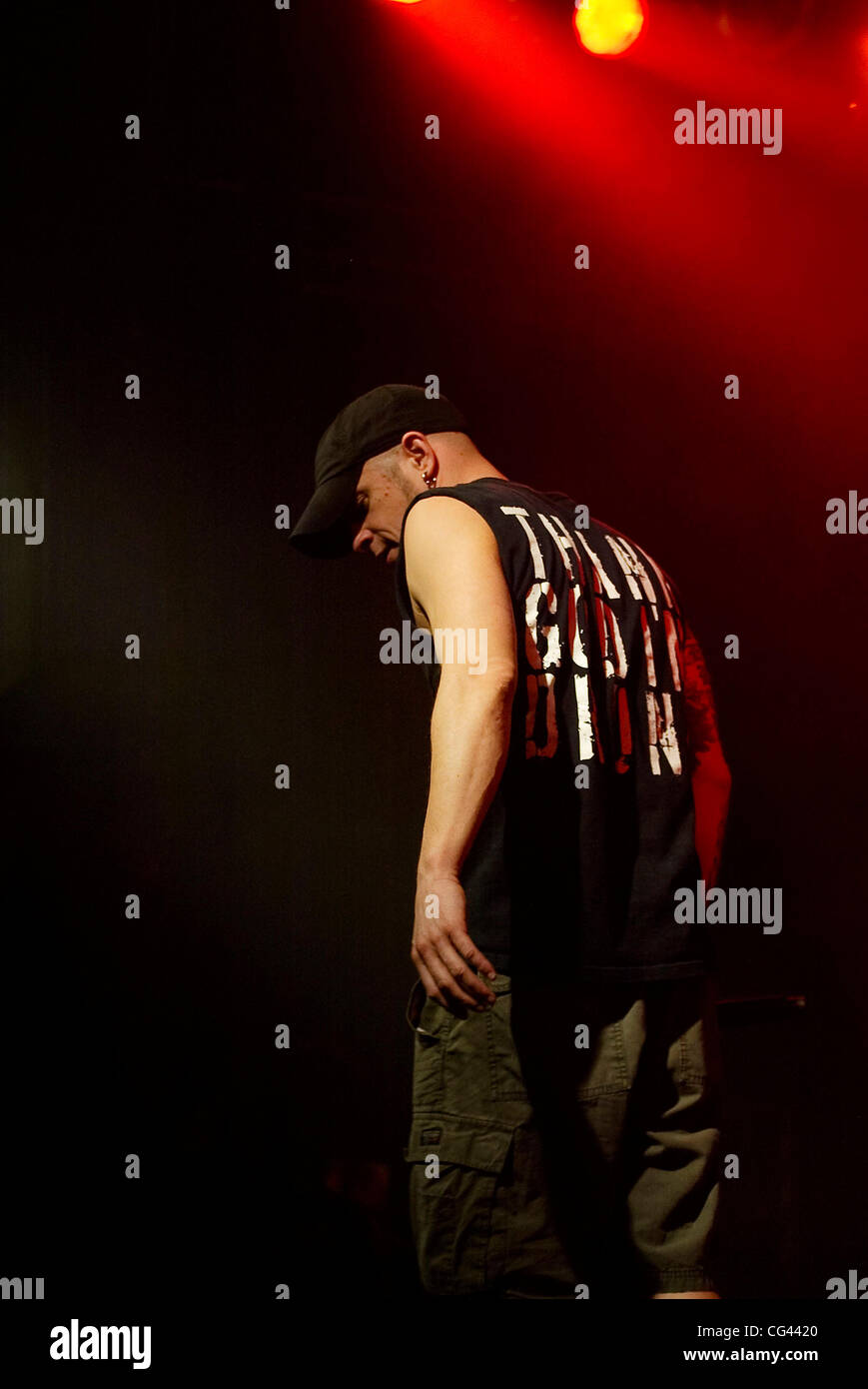 Philip Labonte All That Remains performing on the San Diego leg of the ...