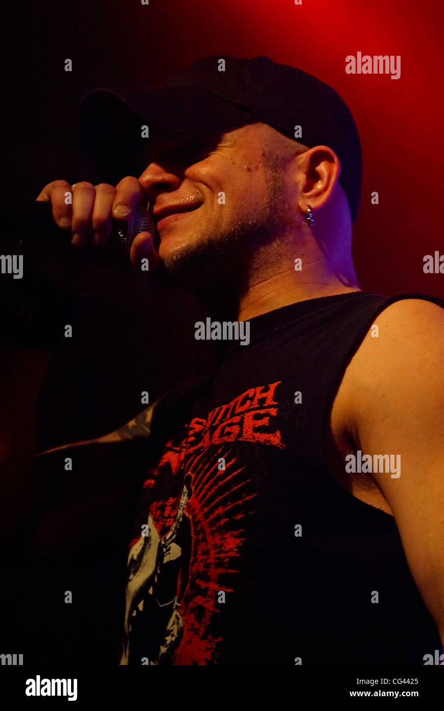 Philip Labonte All That Remains performing on the San Diego leg of the ...