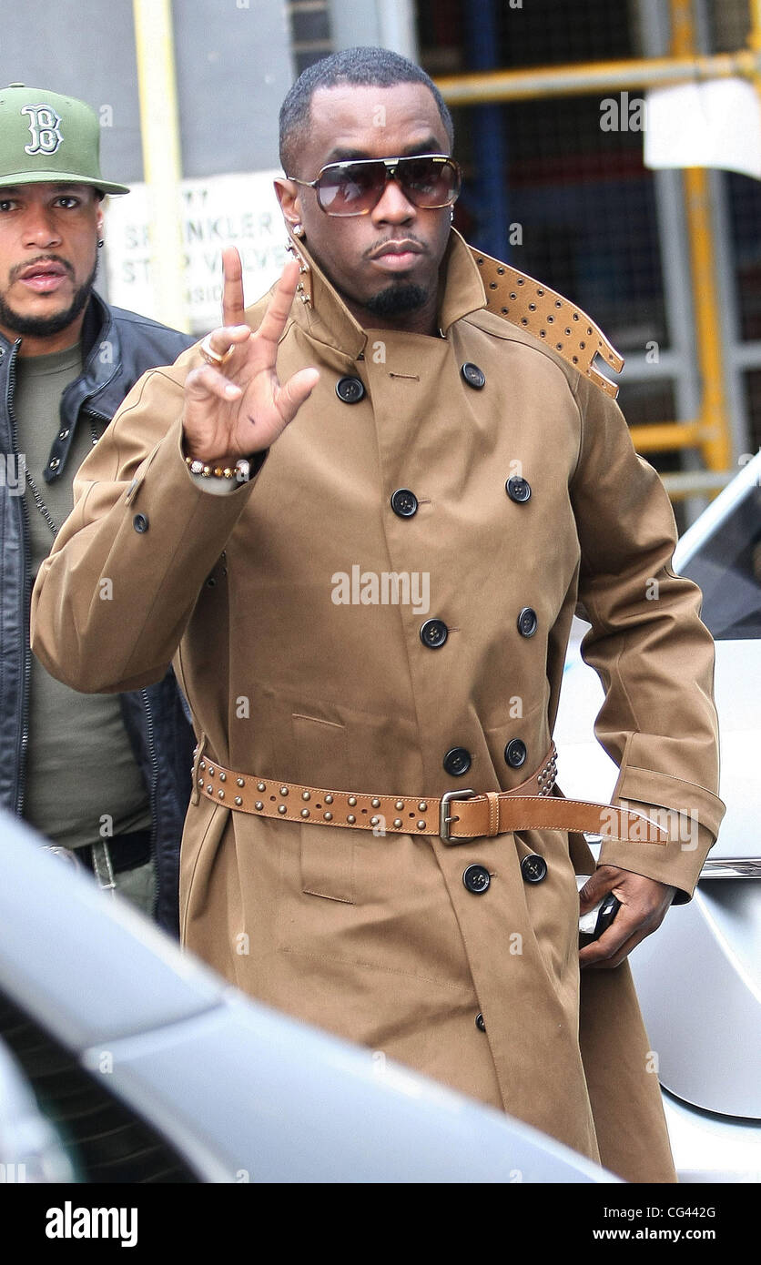 P. Diddy aka Sean Combs outside the ITV studios London, England - 19.01 ...