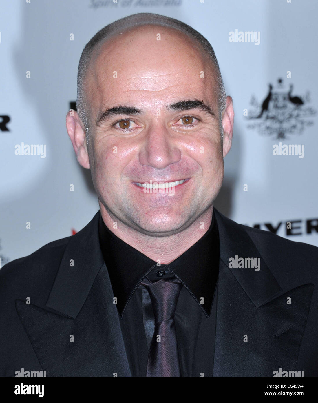 Andre Agassi 2011 G'Day USA Los Angeles Black Tie Gala to honor Barry ...