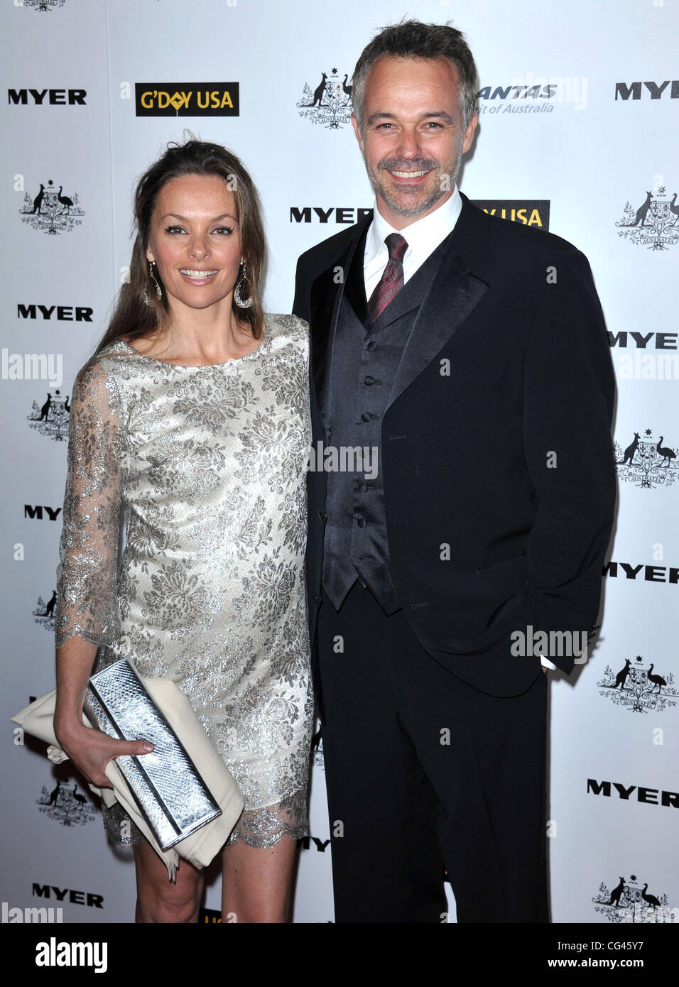 Cameron Daddo and Alison Brahe 2011 G'Day USA Los Angeles Black Tie ...
