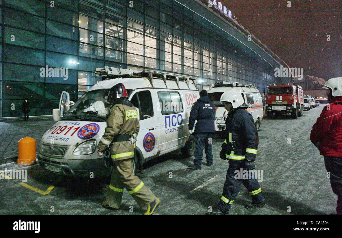 The aftermath of Moscow's bomb. At least 35 people were killed and 130 ...
