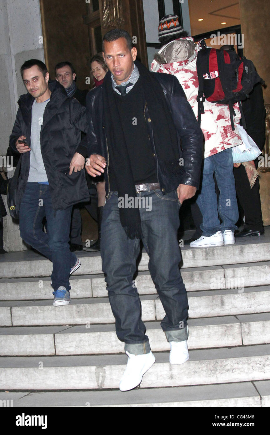Alex Rodriguez at the Museum of Modern Art Paris, France - 25.01.11 ...