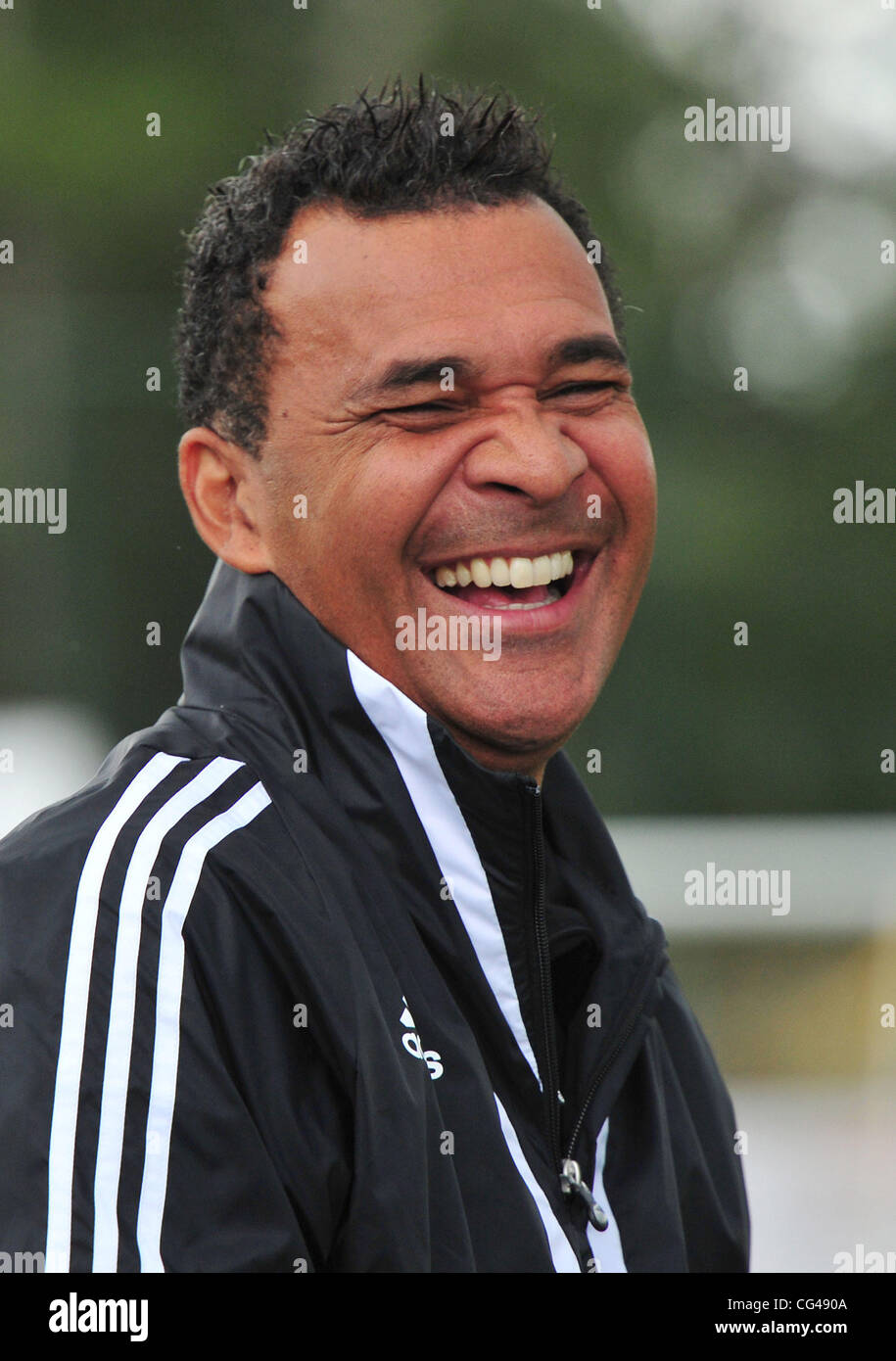 Ruud Gullit training with his new club FC Terek Grozny at a training ...