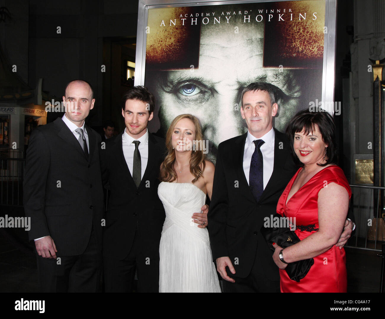 Colin O'Donoghue and family Los Angeles Premiere of Warner Bros' 'The ...