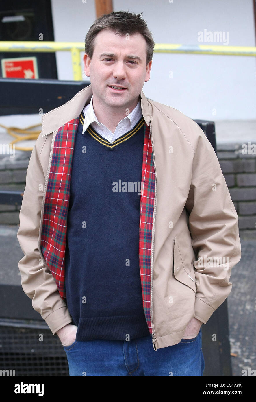 Graeme Hawley at the ITV studios London, England - 27.01.11 Stock Photo ...