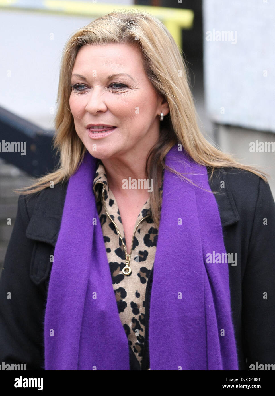 Claire King at the ITV studios London, England - 28.01.11 Stock Photo ...