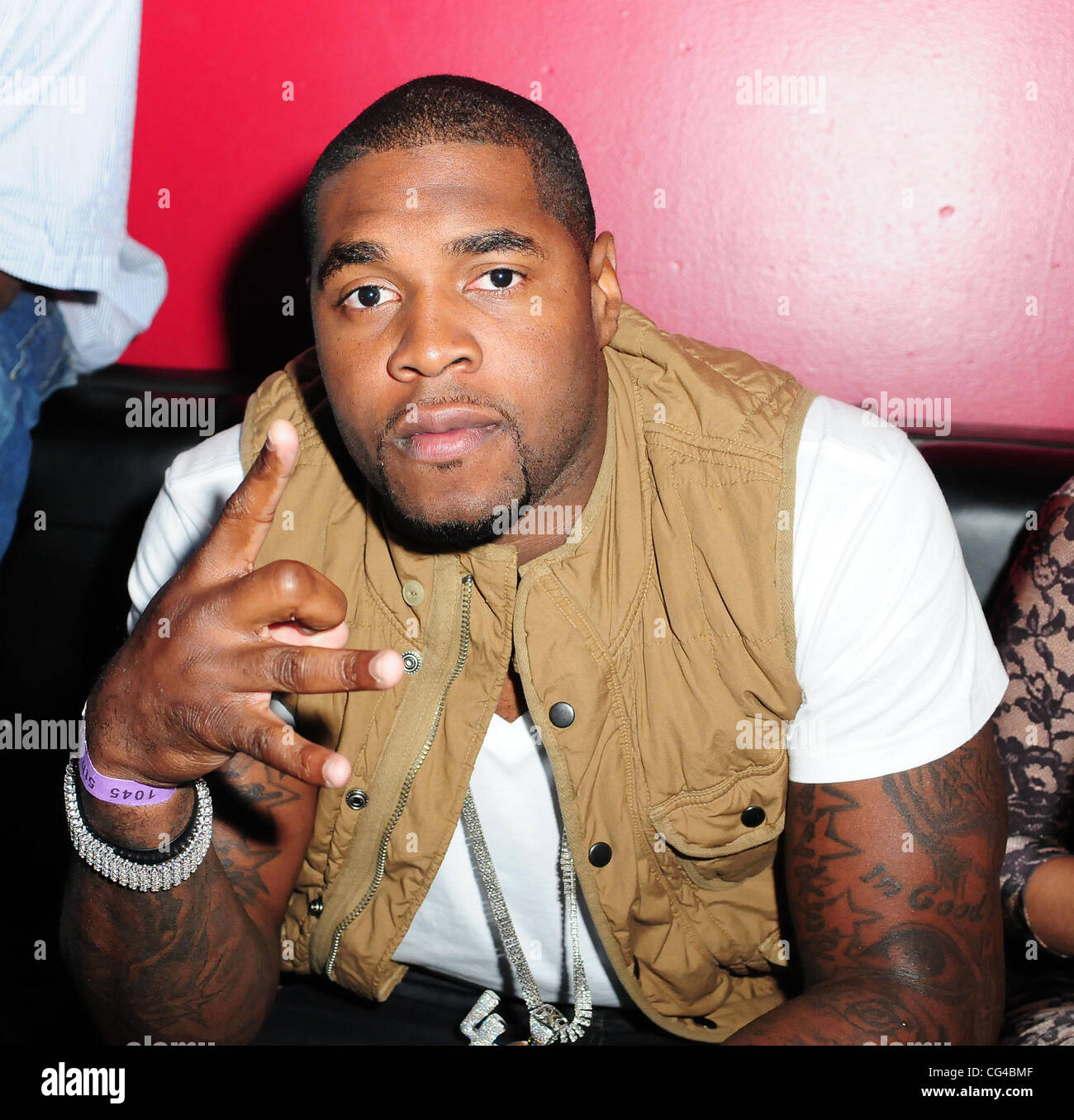 Mike Sims-Walker #11 WR for Jacksonville Jaguars Rick Ross and Stevie J ...